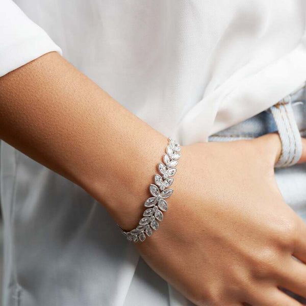 Diamond, Gold, Silver Bracelet for Women | 22 Jewelry