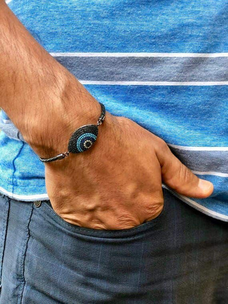 Evil Eye Bracelet for Men by 22Jewelry